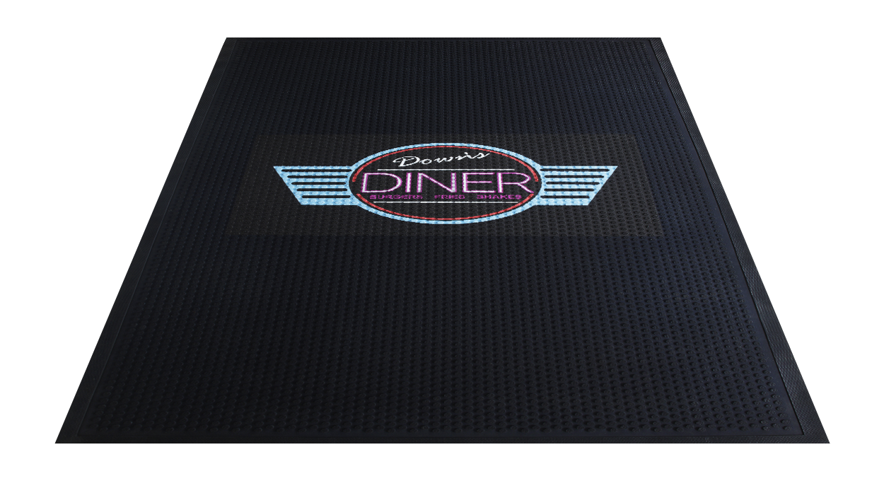 Vinyl Logo Scraper Mat | Made in the USA | Custom-Mats.com