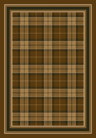 Magee Plaid Golden Amber Milliken Design Center Collection Area Rug ...