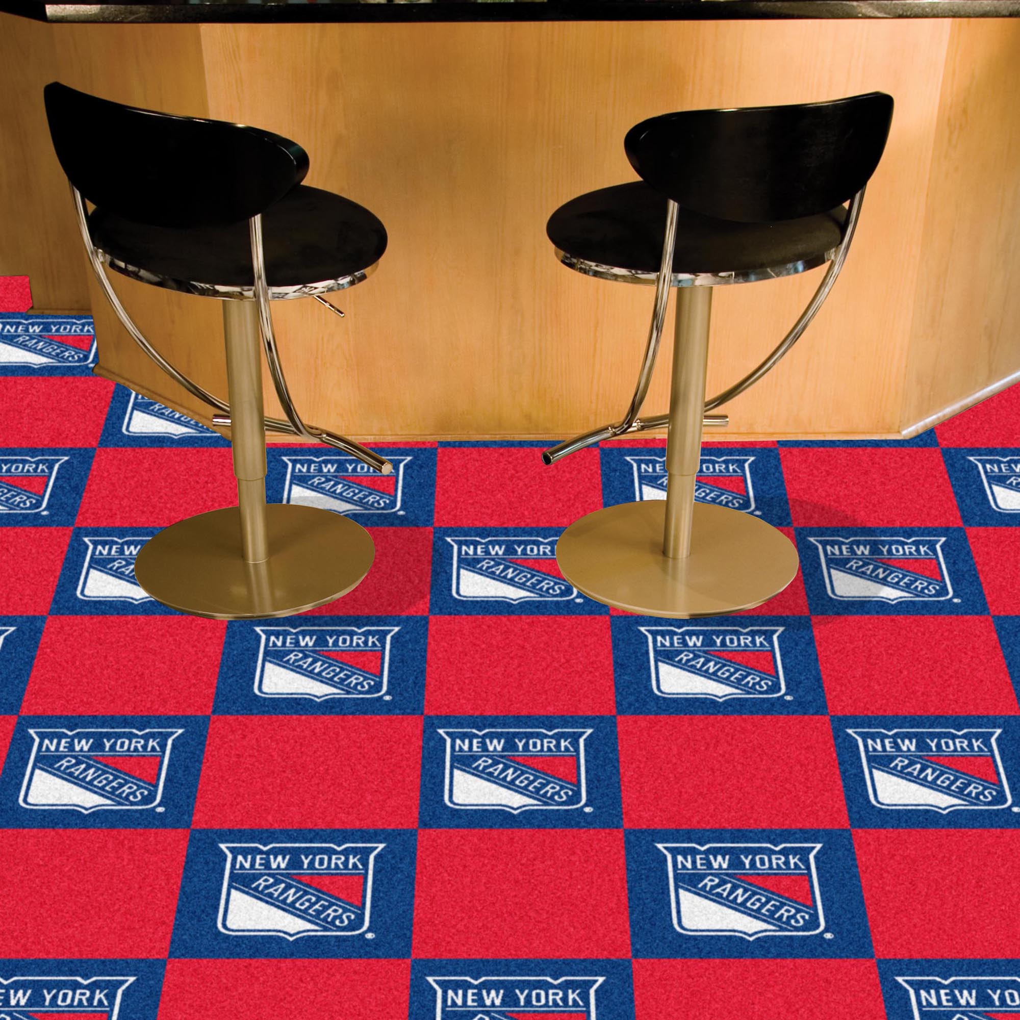 New York Rangers NHL Team Carpet Tiles | Made in the USA