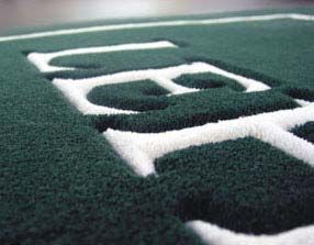 Custom Logo Elegant Shaved Rug | Made in the USA | Custom-Mats.com